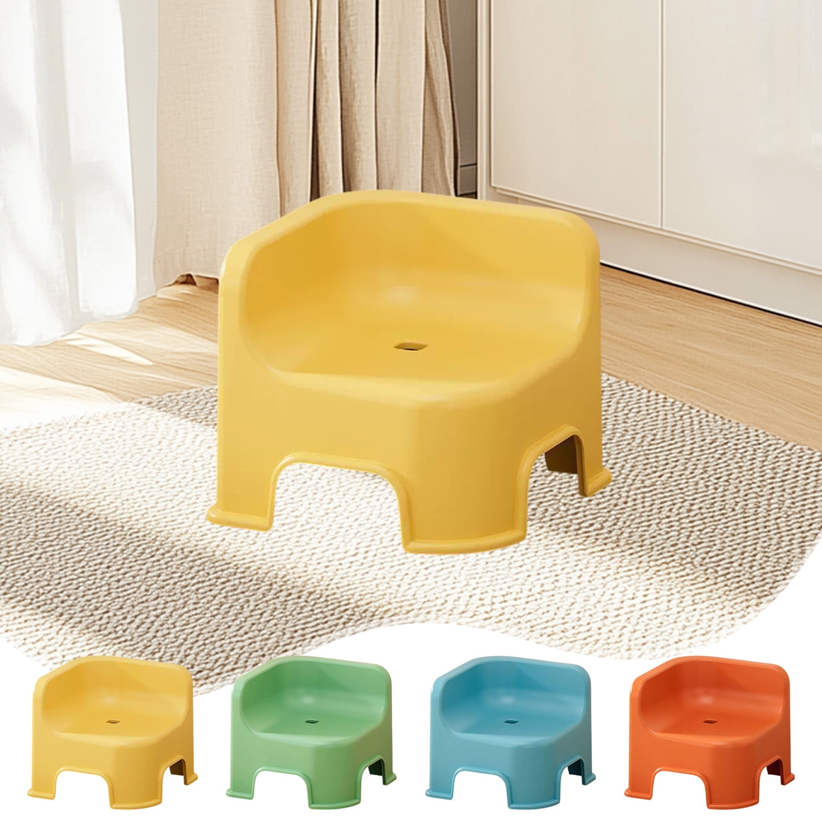 Plastic Step Stool for Kids with Non-Slip Base | Ergonomic Bathroom ...