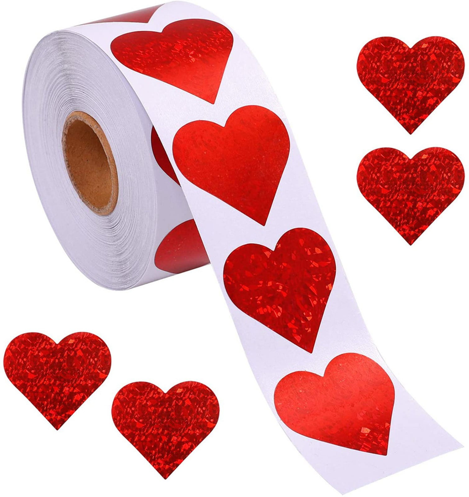 Plastic Stickers Valentine'S 500 Valentine'S Decorative Stickers ...