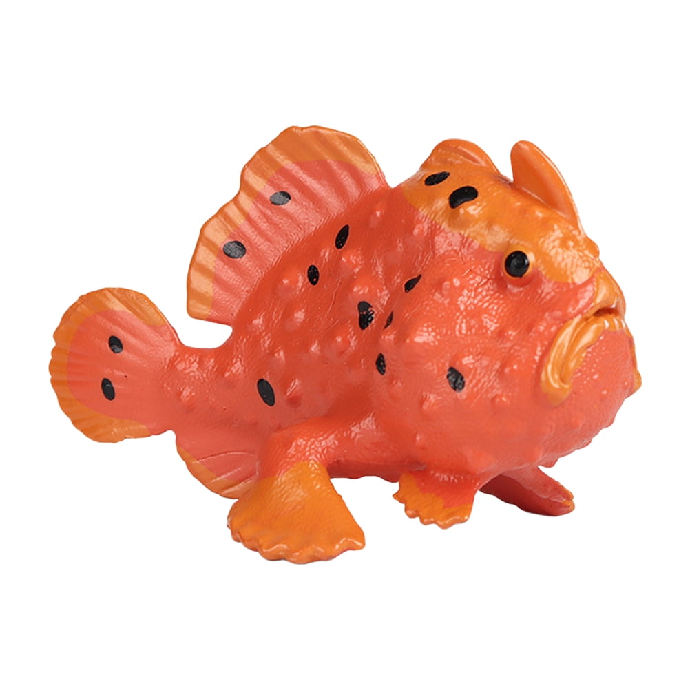 Plastic Stone Fish Model Simulated Stone Fish Model Sea Animals Statue ...
