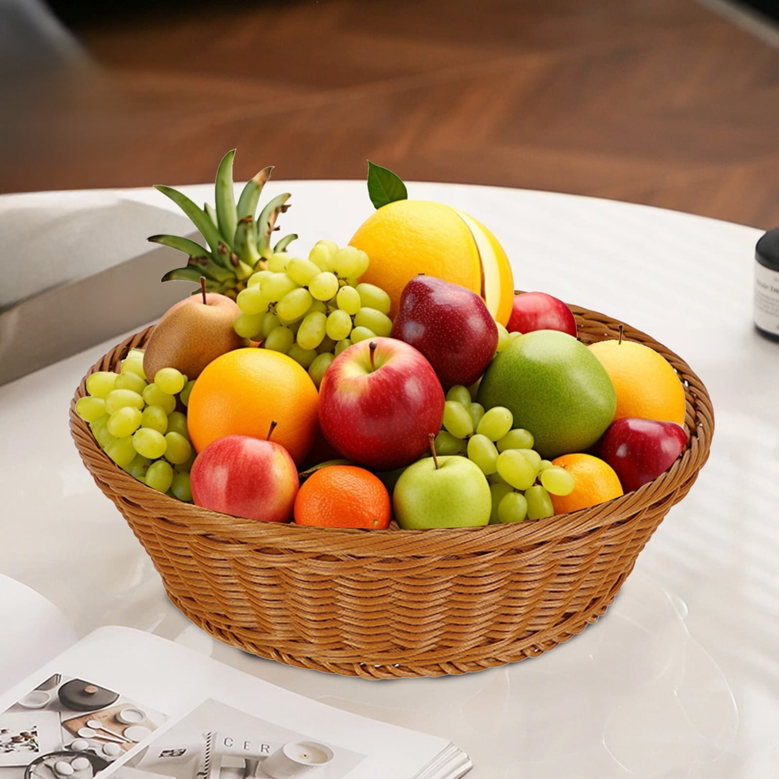 Plastic Storage Basket for Fruits Vegetables Snacks and Candy with ...