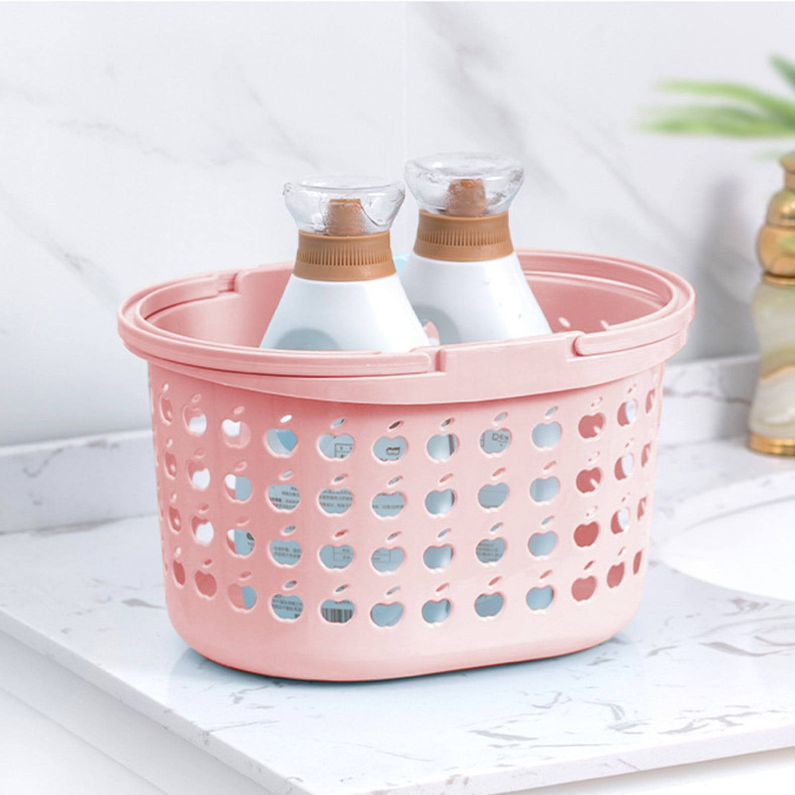 Plastic Storage Basket Organizer, Small Rectangular Desktop Cabinet Bin ...
