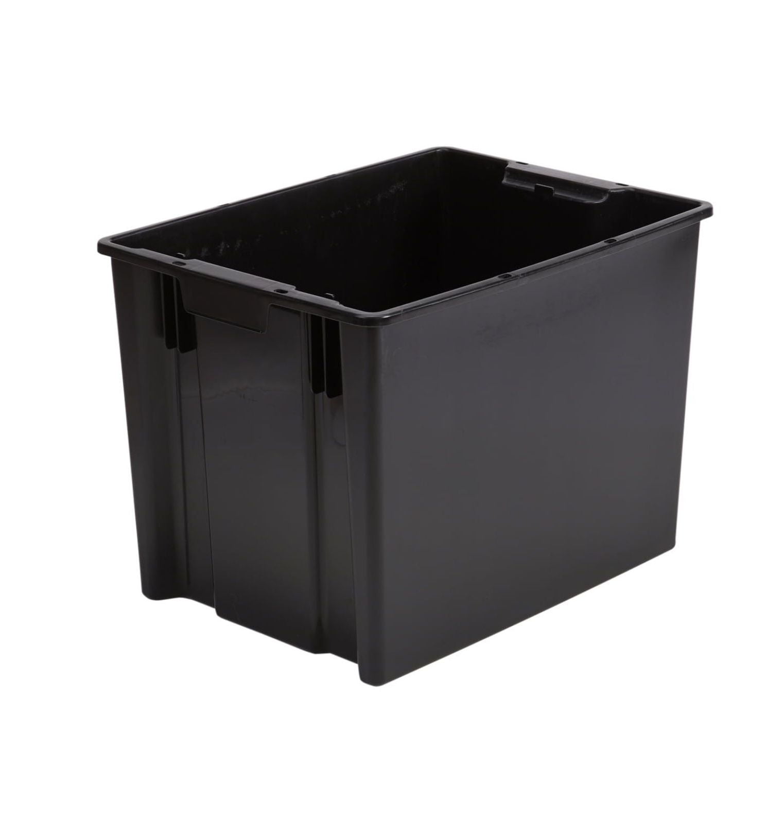 Plastic Storage Bins 2 Pack, Large Garage Organizer Containers, Nesting ...
