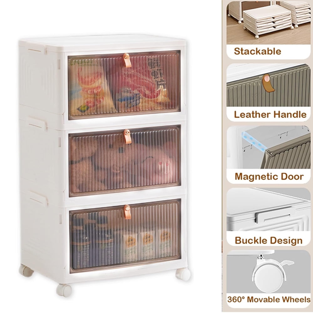 Homemart Premium PP Plastic 70 Qt Storage Bins, White - Walmart.com