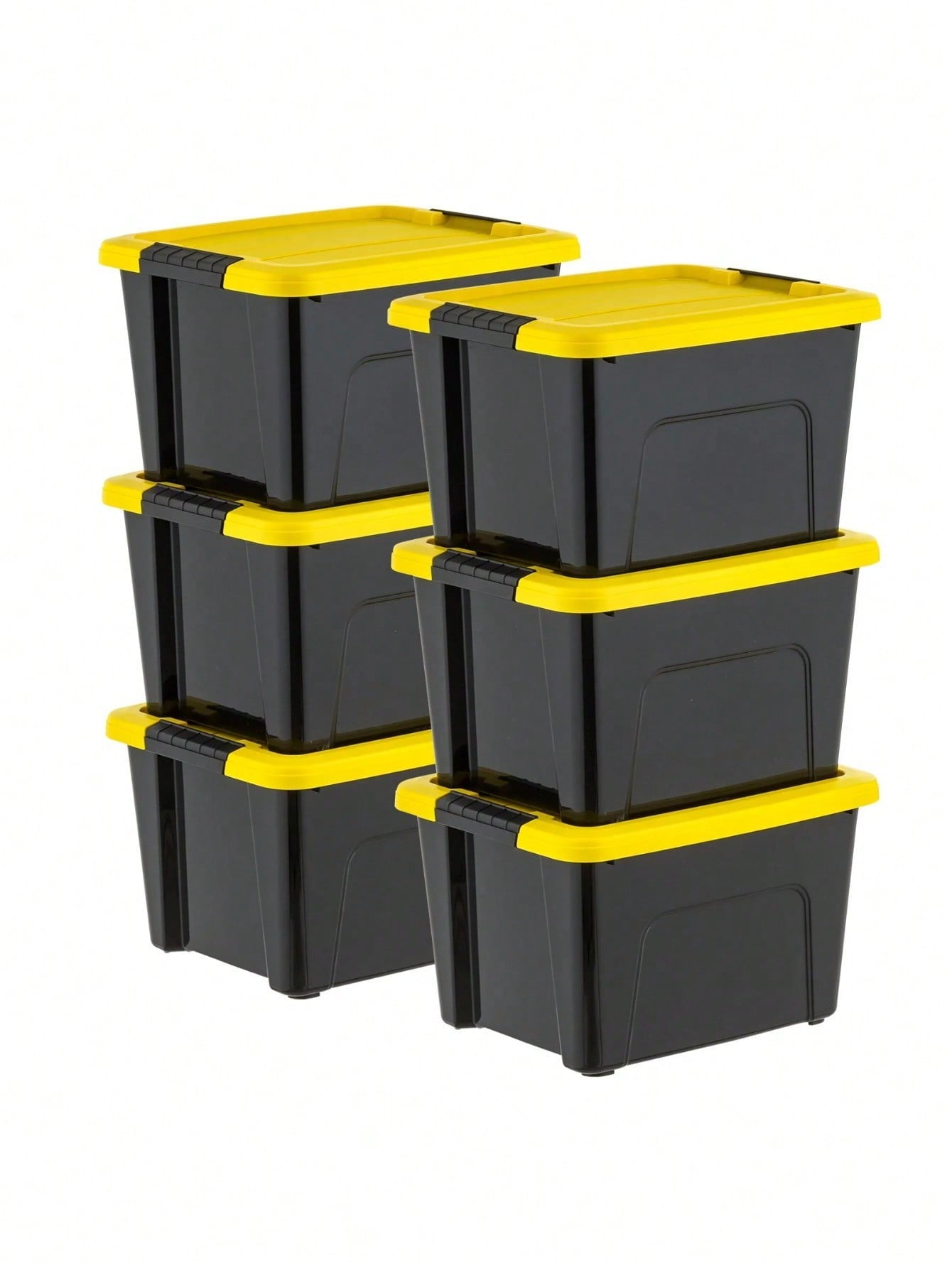 Plastic Storage Bins With Lids - Home, Garage, Office Organizer ...