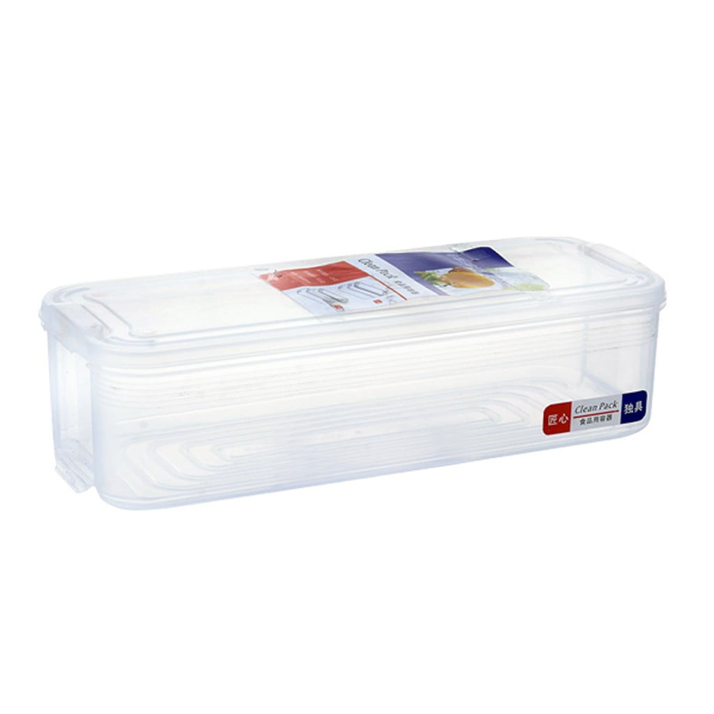 Plastic Storage Bins for Refrigerator - Space Saving Stackable ...