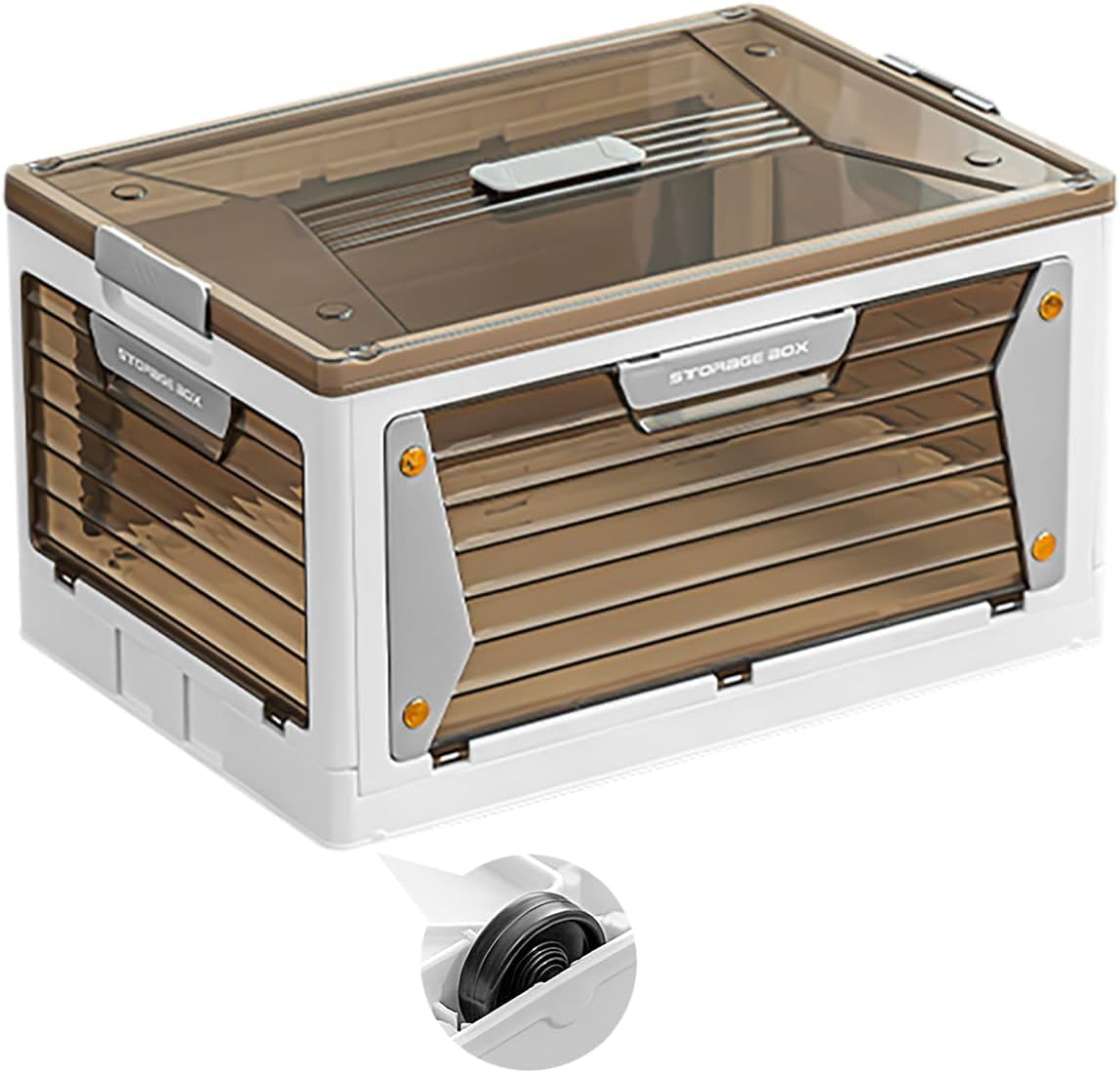 Plastic Storage Bins, Stackable Storage Organizer With Wheels，Storage ...