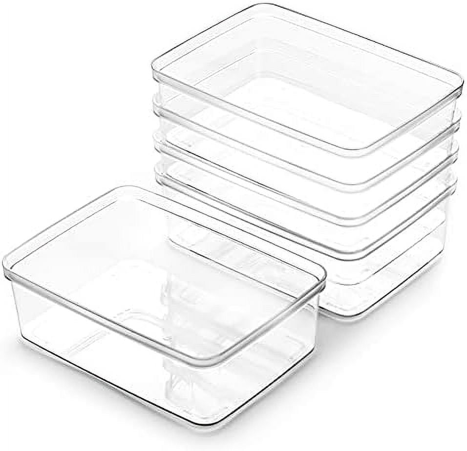 | Plastic Storage Bins, X-Small - 5 Pack | THE LUCID COLLECTION | Multi ...