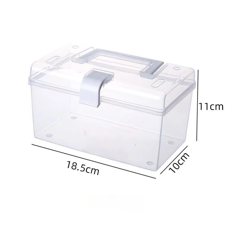 Plastic Storage Box Medical Box Organizer Multi-Functional Portable ...