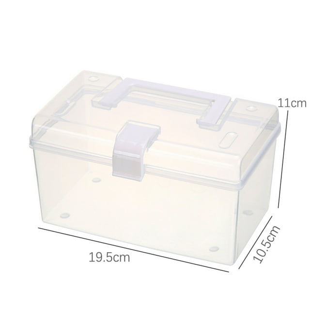 Plastic Storage Box Medical Box Organizer Multi-Functional Portable ...