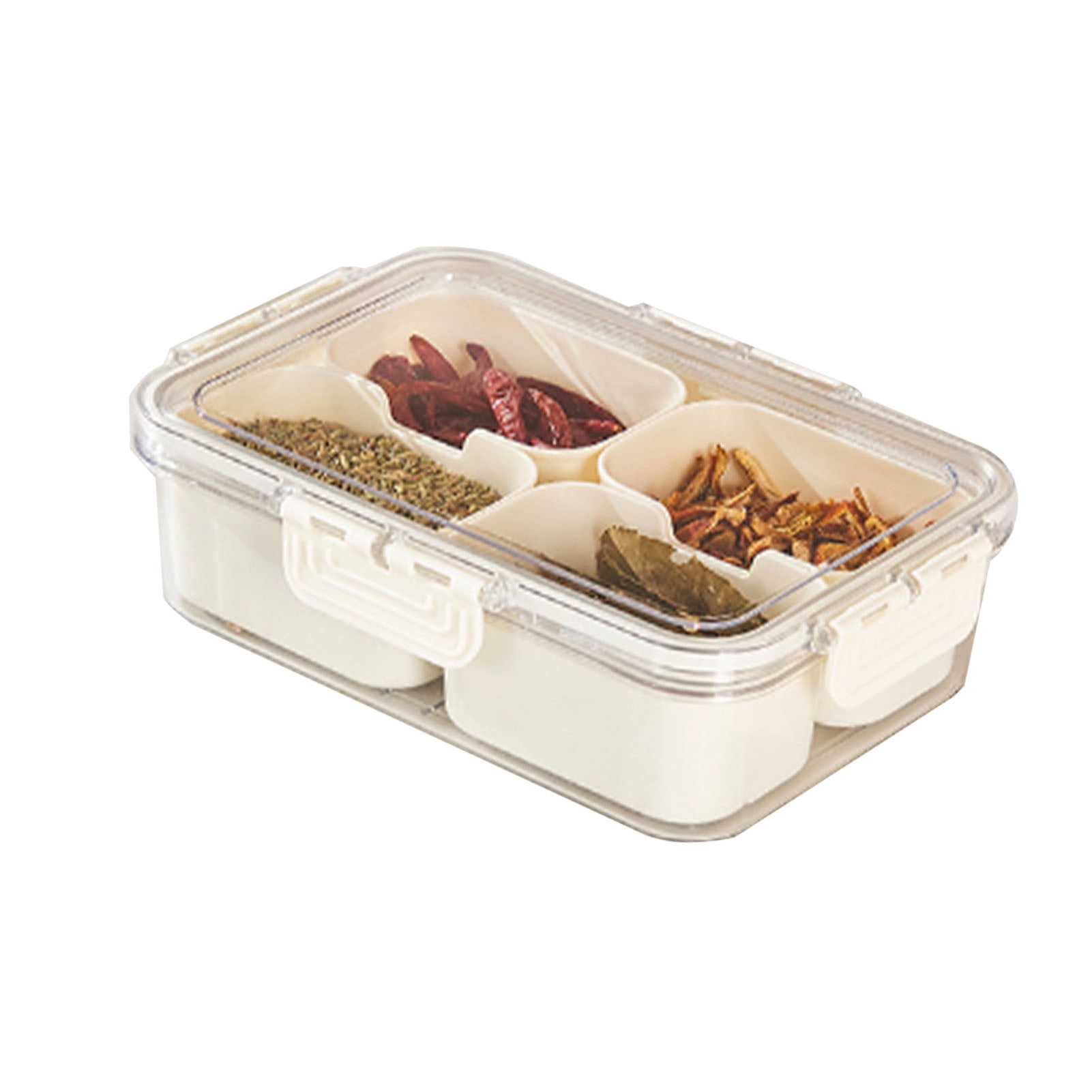 Plastic Storage Box Multi Grids Fridge Food Divider Box for Dumpling ...