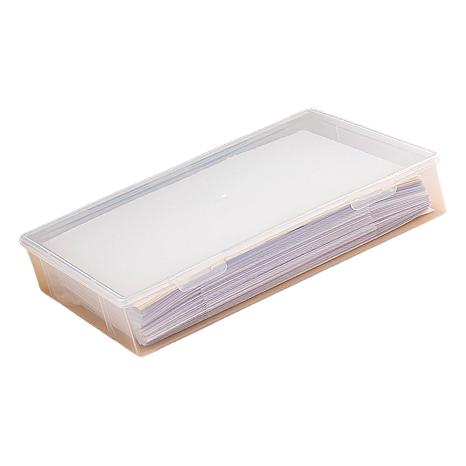 Plastic Storage Box with Latching Lid for Paper and Classroom ...