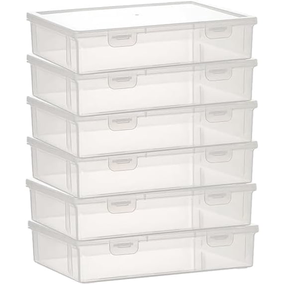 Plastic Storage Containers with Latching Lid for Office supplies ...