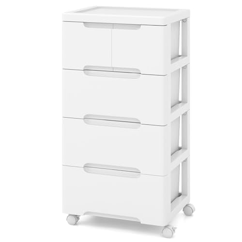 Plastic Storage Drawer Cart, Mobile Utility Cart, Home Craft Organizer ...