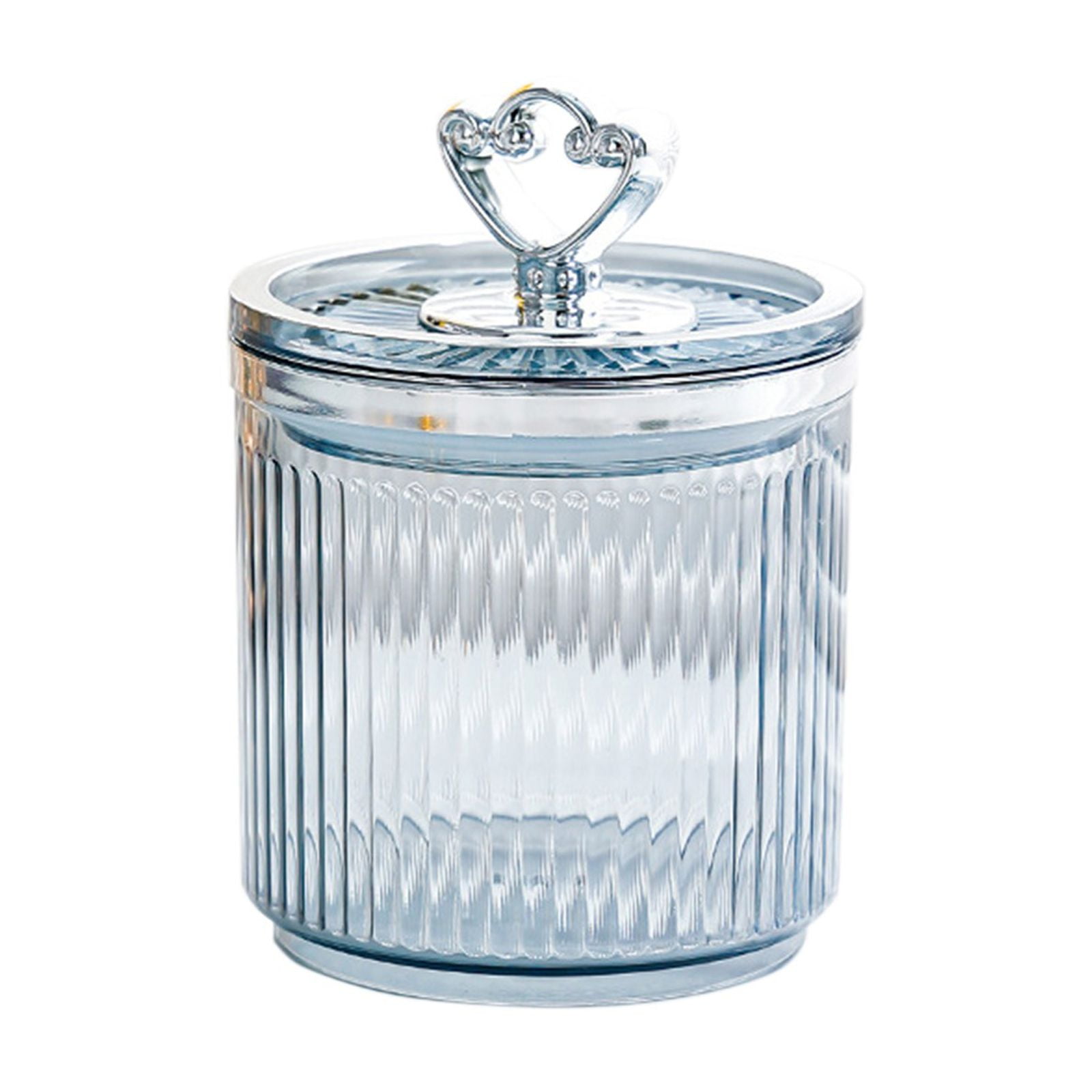 Plastic Storage Jars - 32 Oz Square Plastic Canisters with Lids ...