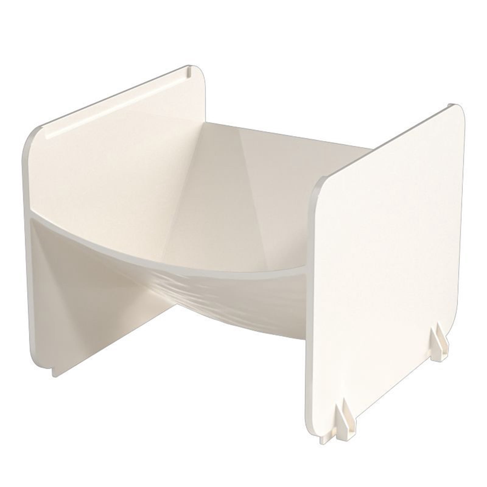 Plastic Storage Organizer Transparent Desktop Rack for Efficient Office ...