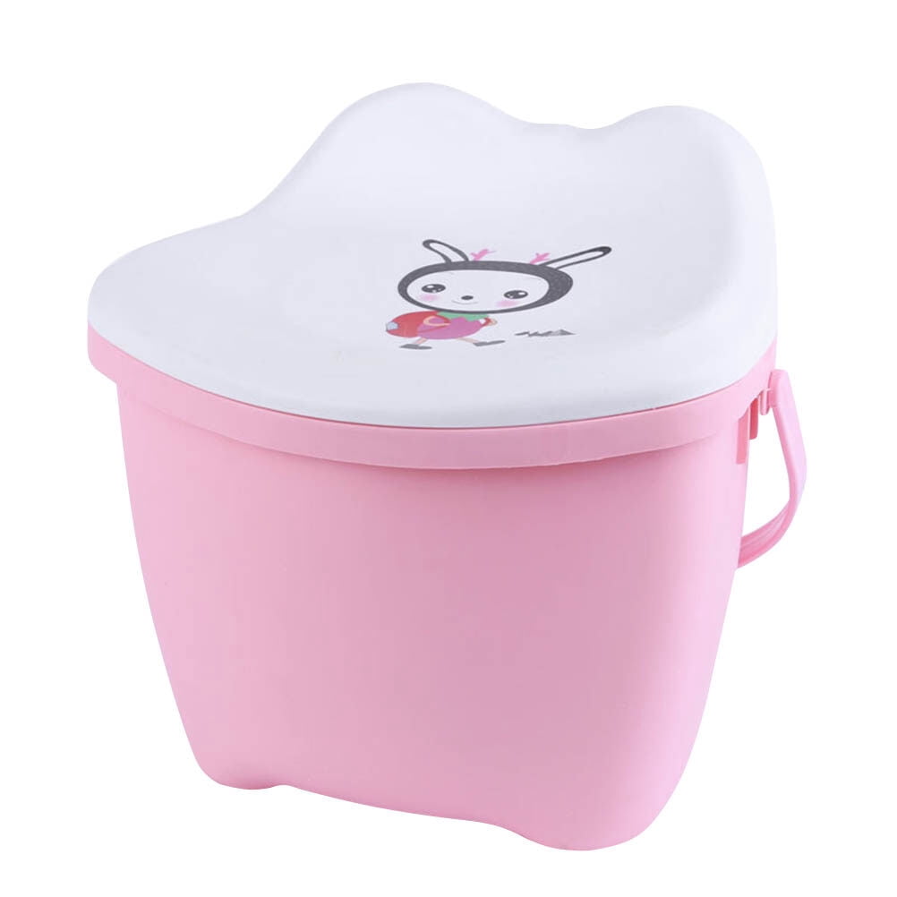 Plastic Storage Stool Multipurpose Storage Container with Handle for ...