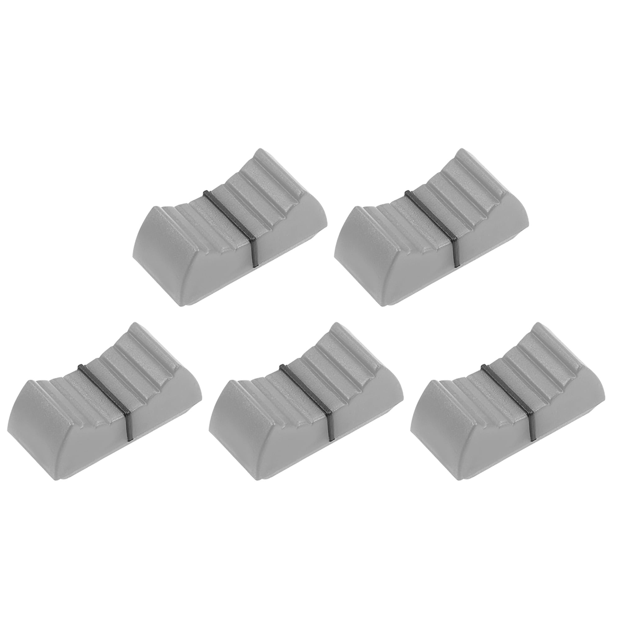 Plastic Straight Slide Potentiometer Flat push Knob Insert Shaft 4x1.8mm Gray, 5pcs - Walmart.com