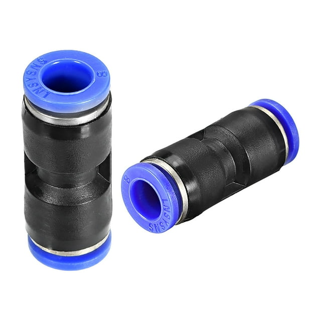 Plastic Straight Union Push to Connect Tube Fittings 8mm or 5/16" OD ...