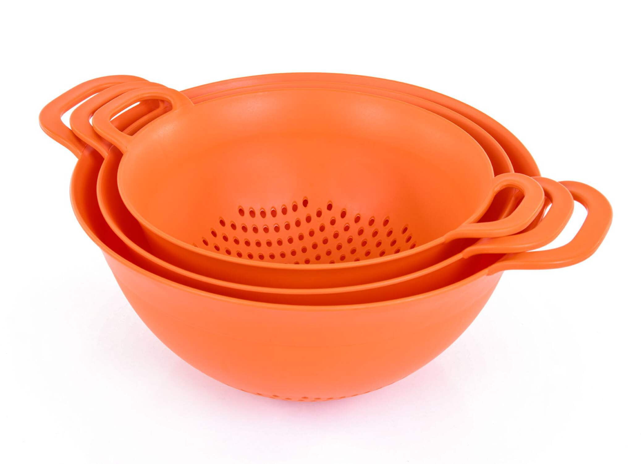 Plastic Strainer Colanders Set (3 Pack) - Walmart.com