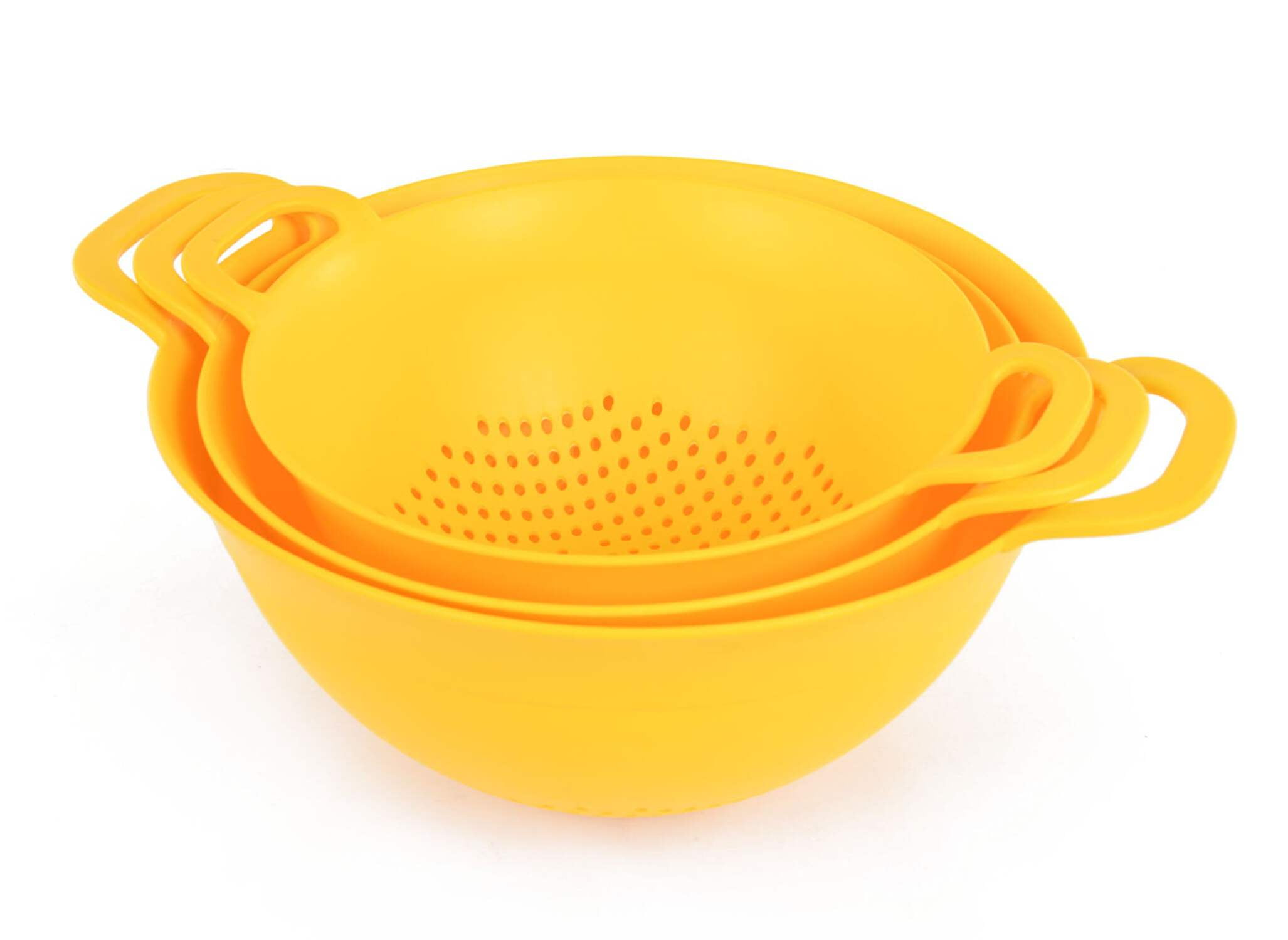 Plastic Strainer Colanders Set (3 Pack) - Walmart.com