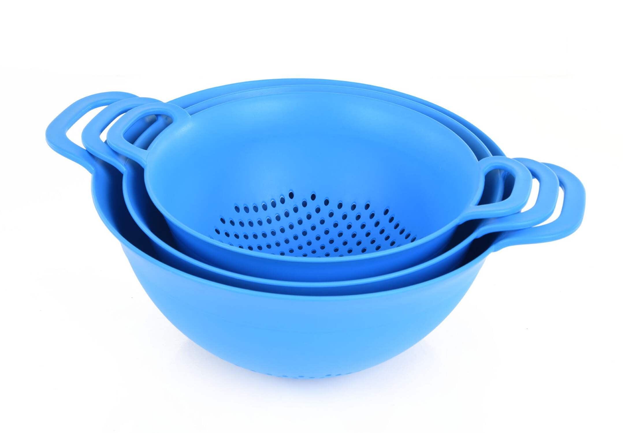 Mintra Home - Plastic Strainer Colanders Set (3 Pack) - kitchen, pasta ...