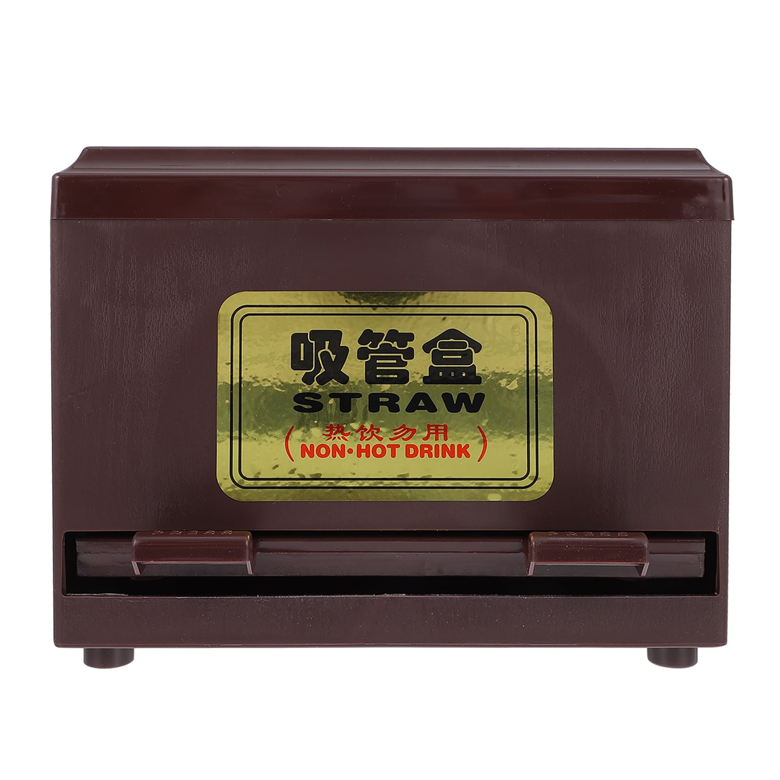 Plastic Straw Dispenser Bulk Unwrapped Drinking Straw Box Straw Storage ...