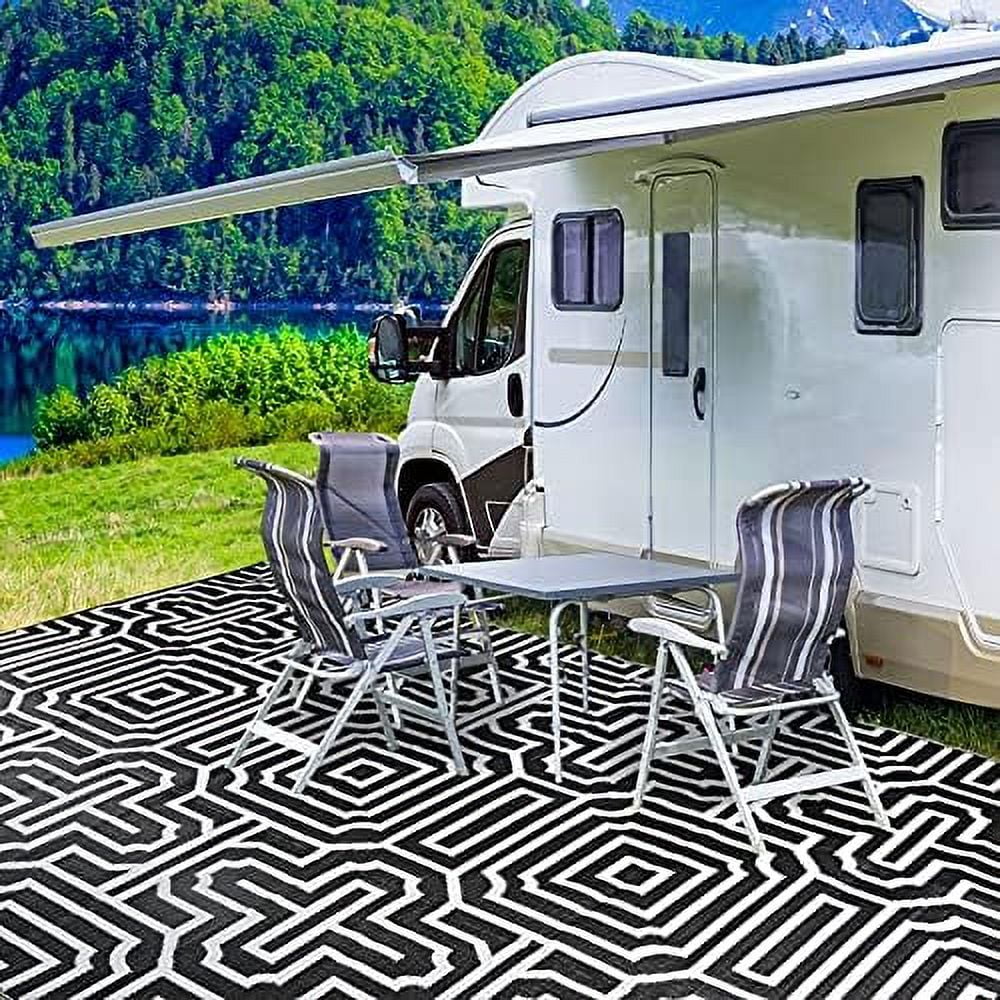 Plastic Straw Rug, Patio Rug Outdoor,RV Rug ,Reversible Mats, Large ...