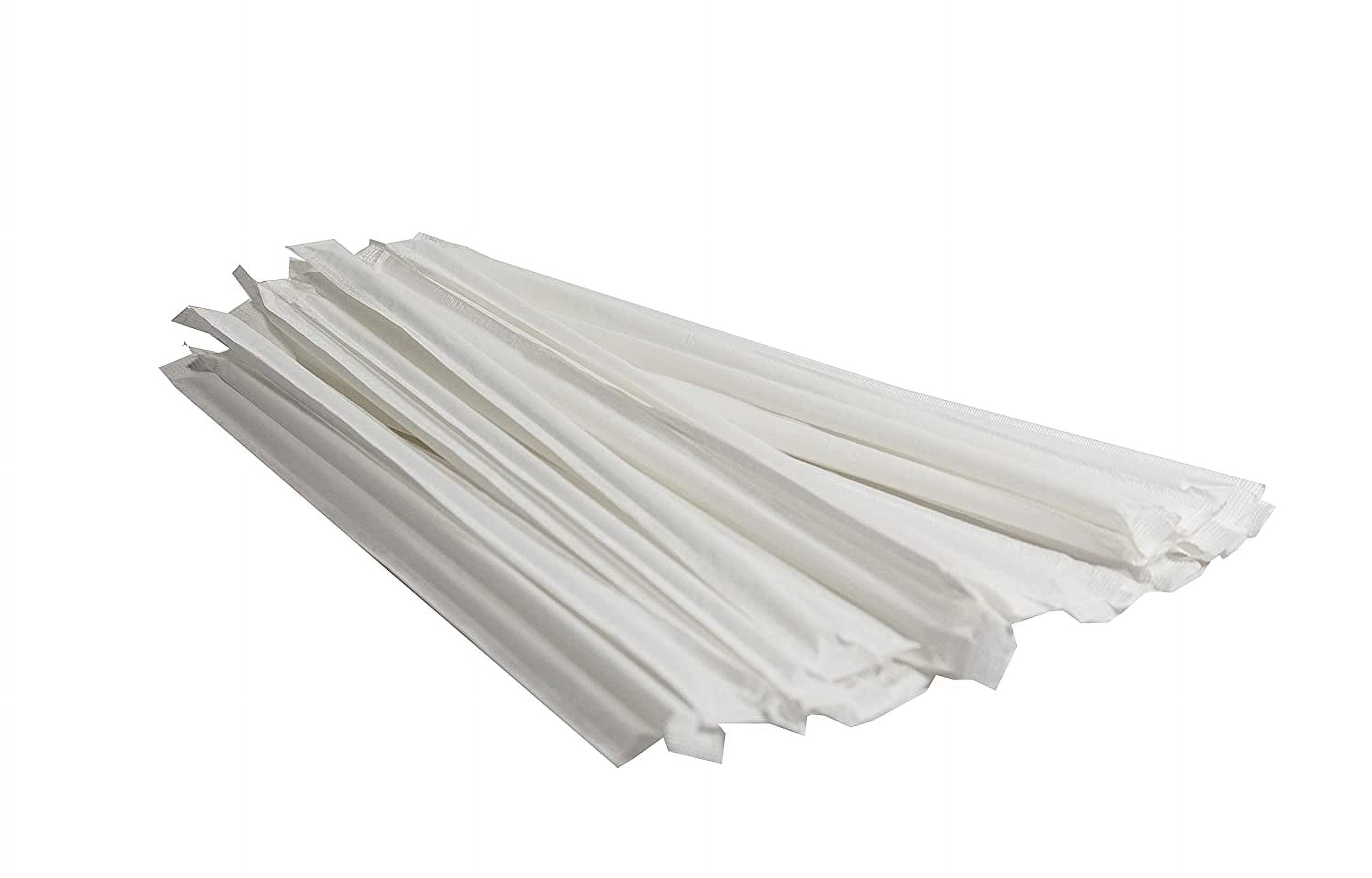 Plastic Straws Wrapped 1000 Pack - 8 inch Drinking Straw, Foodservice ...