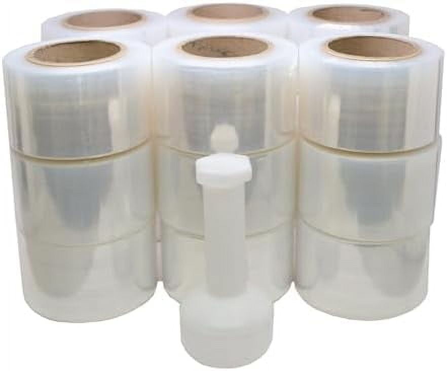Plastic Stretch Pallet Wrap (3” x 1000 ft) - 3” Core Clear Shrink ...