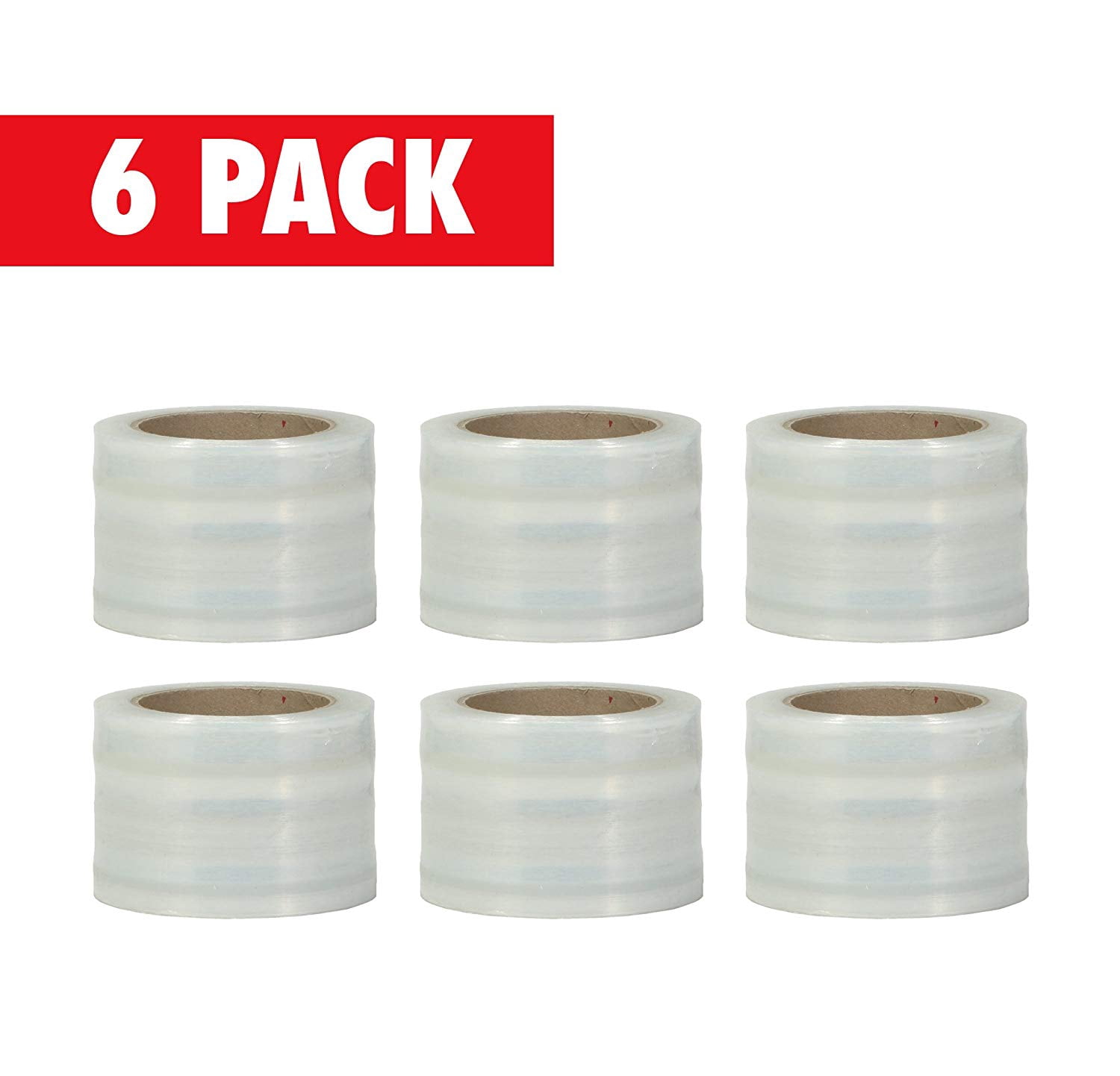 Plastic Stretch Pallet Wrap Core, 3 X 1000 Feet, 80 Gauge, Clear Shrink ...