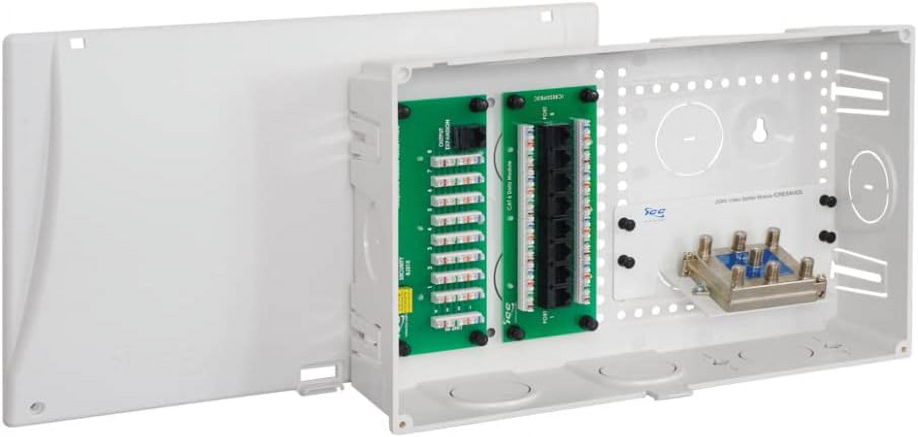 Plastic Structured Wiring Enclosure, Media Enclosure with Voice, Data ...