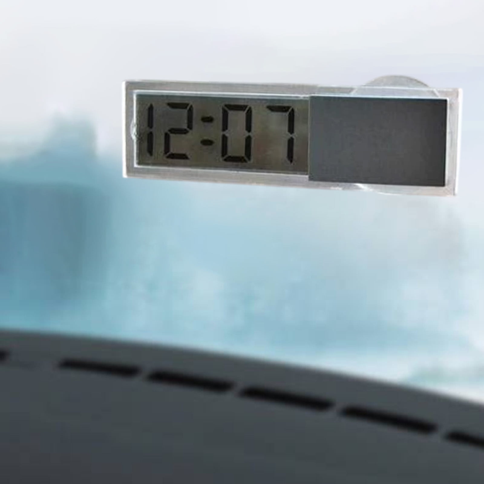Plastic Suction Cup Electronic Clock with Temperature Display ...