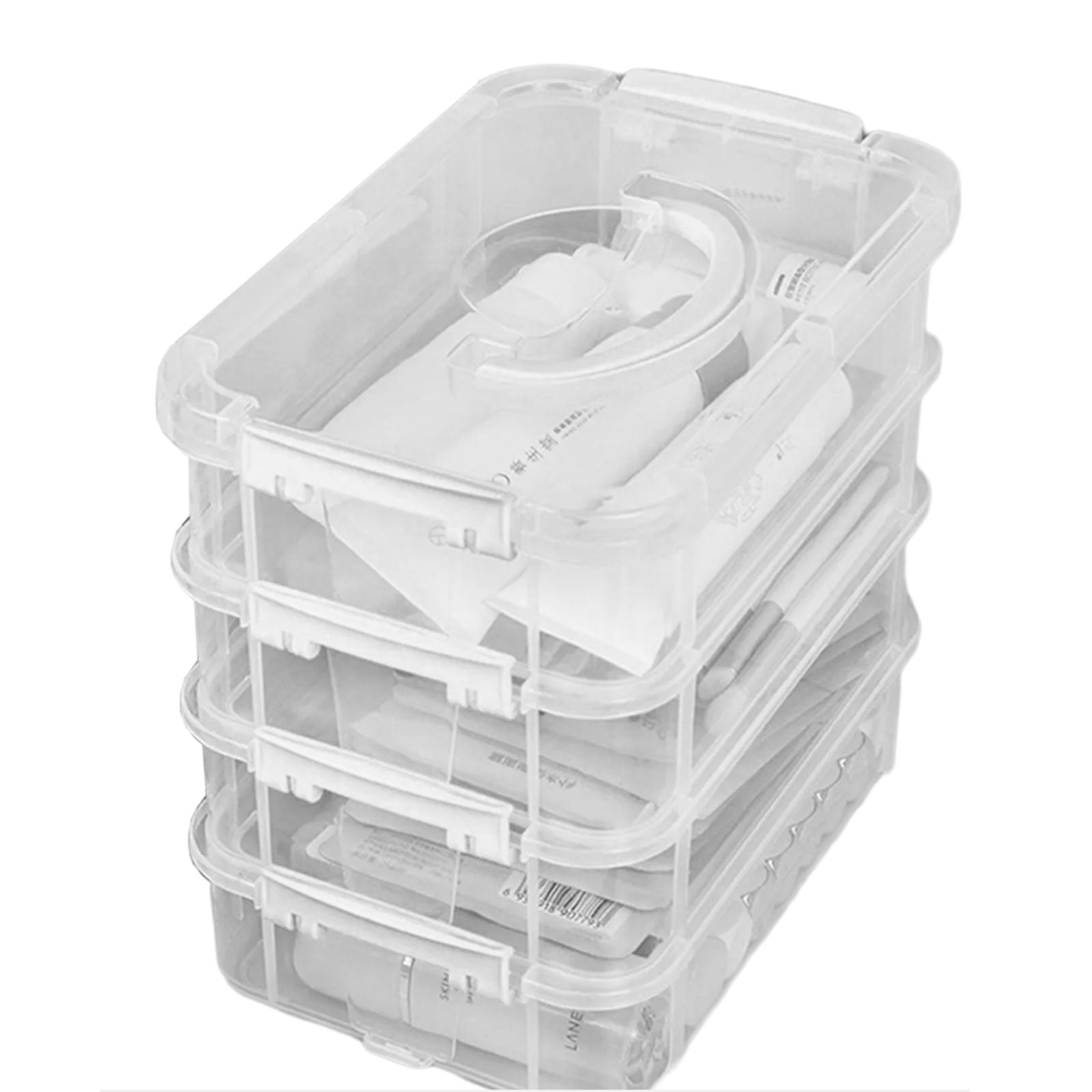 Plastic Sundries Organiser Space Saving Desktop Cosmetics and ...