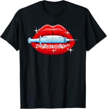 Plastic Surgery Meme Botox Filler Surgeon Fun Injection Lips T-Shirt ...