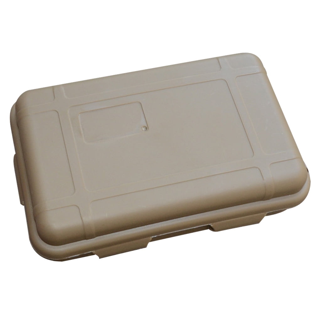 Plastic Survival Case Waterproof Sealed Box for Camping (XL Light Brown ...