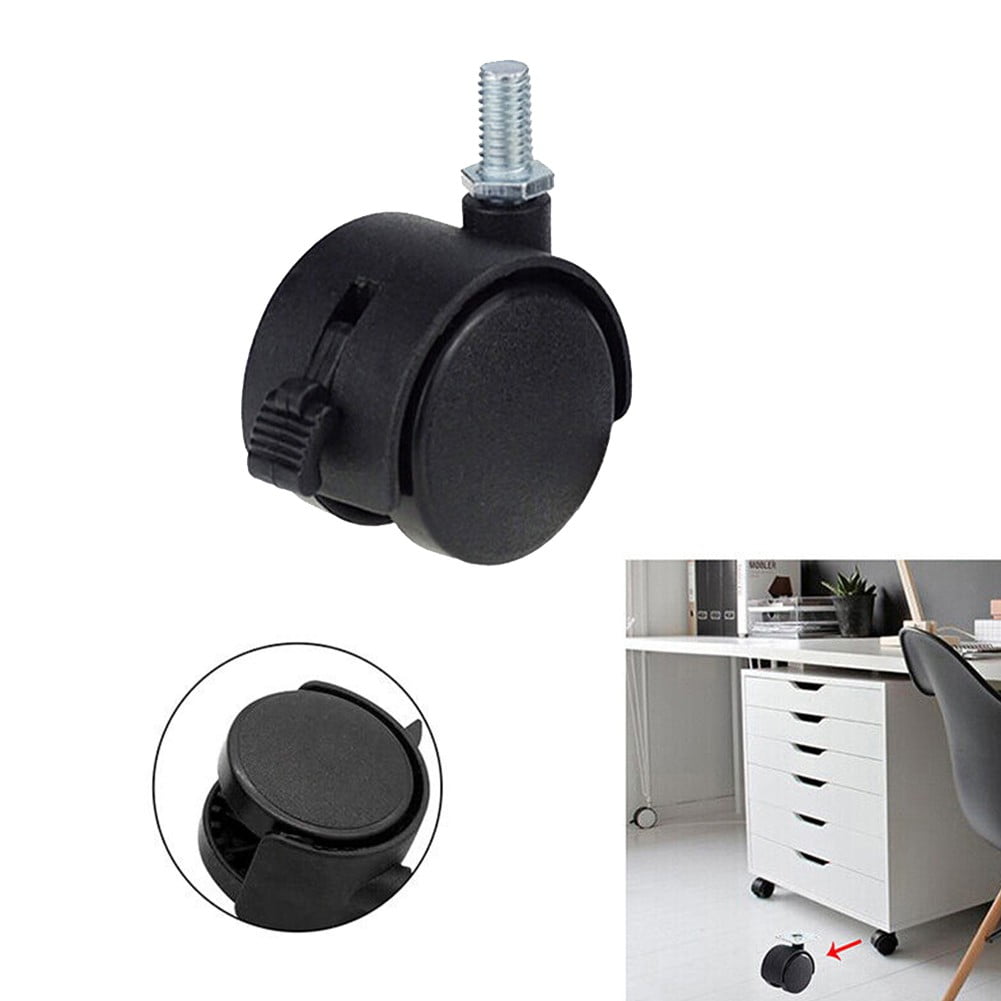 Plastic Swivel Roller Caster Wheel 360-Degree Double Wheels for ...