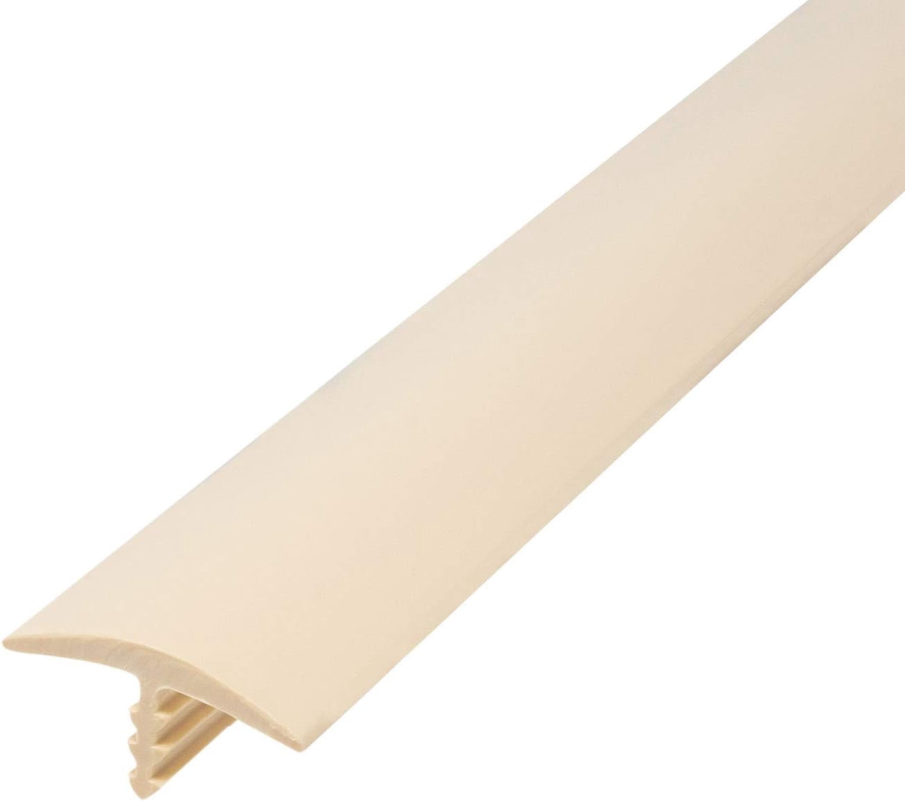 Plastic T-molding 11/16 Inch Beige Flexible Polyethylene Center Barb ...