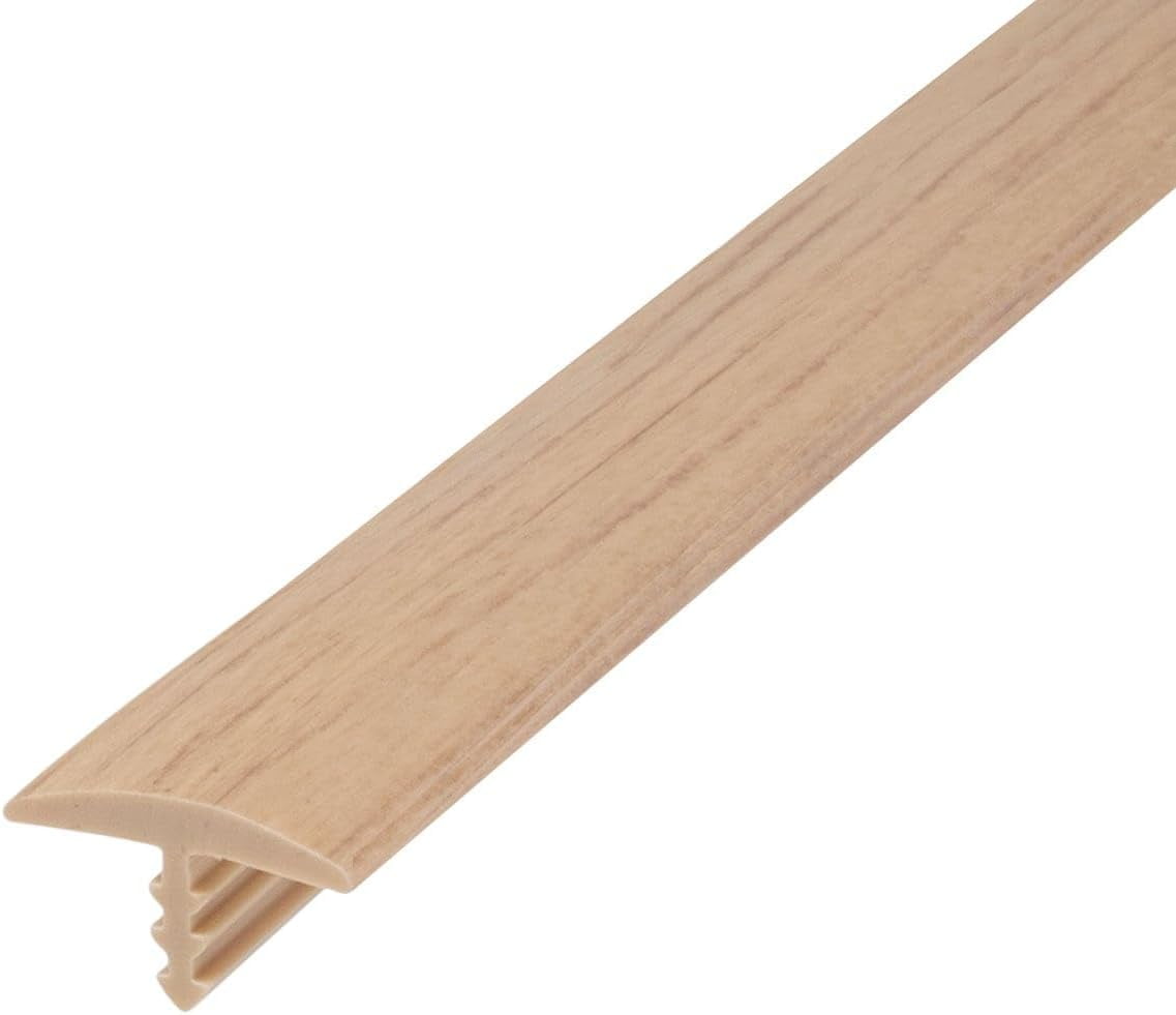 Plastic T-molding 5/8 Inch Natural Maple Woodgrain Flexible ...