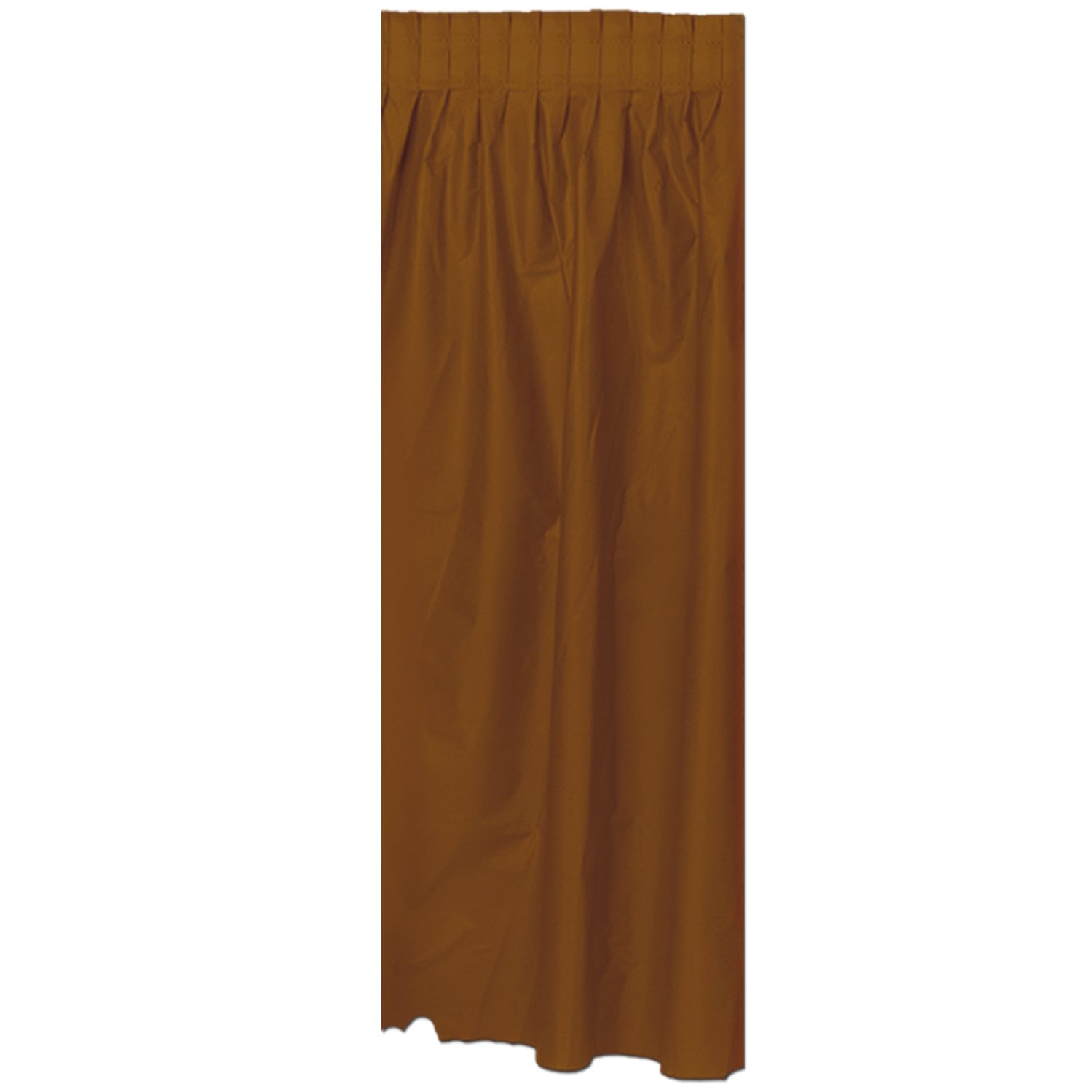 Plastic Table Skirting 29" X 14' Chocolate Brown - 6 Pack (1 Per ...
