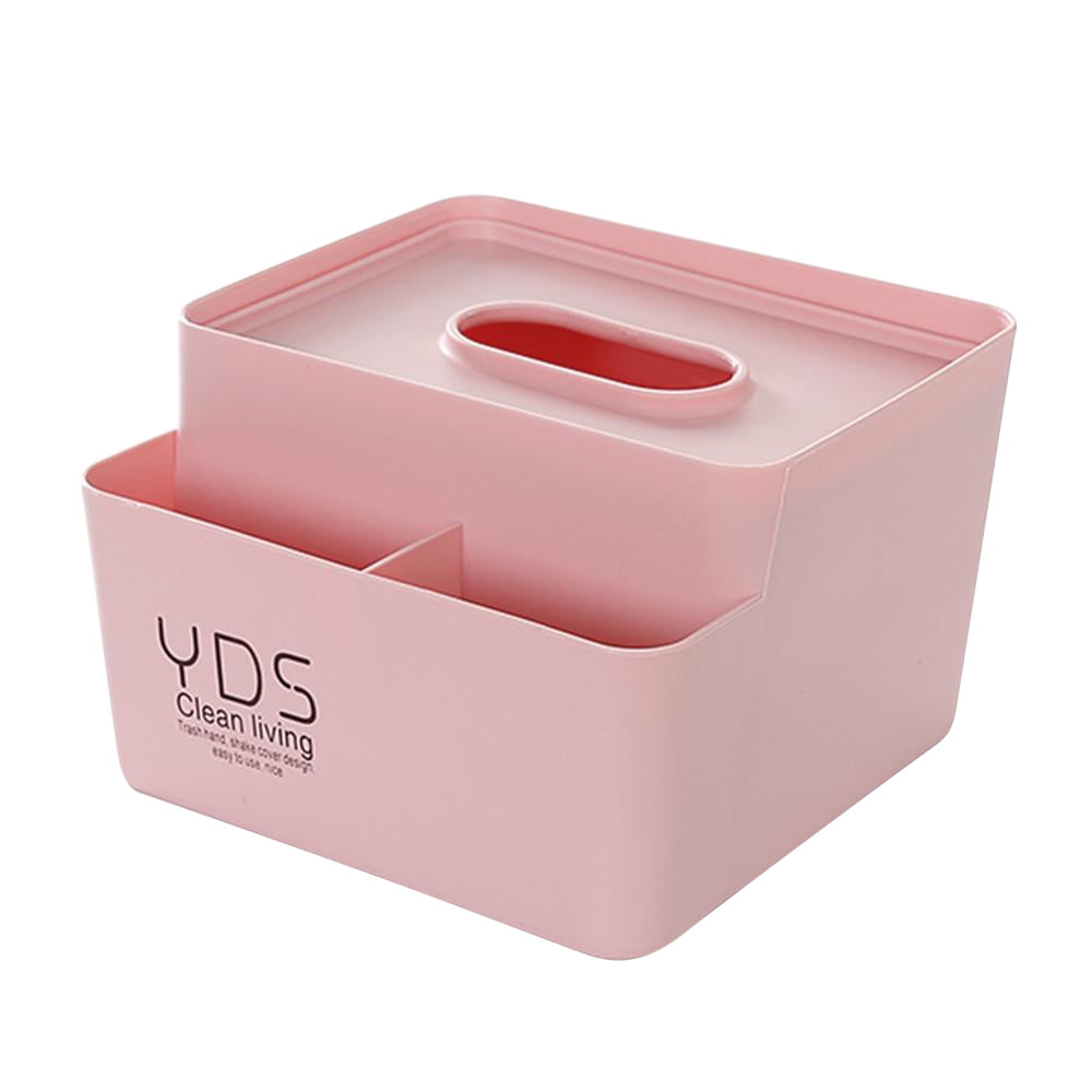 Plastic Table Tissue Holder Paper Napkin Storage Container Box Desk ...