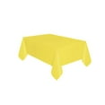 Unique Industries Plastic Tablecloth, Neon Yellow, 108 x 54 in ...