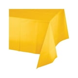 Plastic Tablecover, Yellow, 54" x 108" - Walmart.com