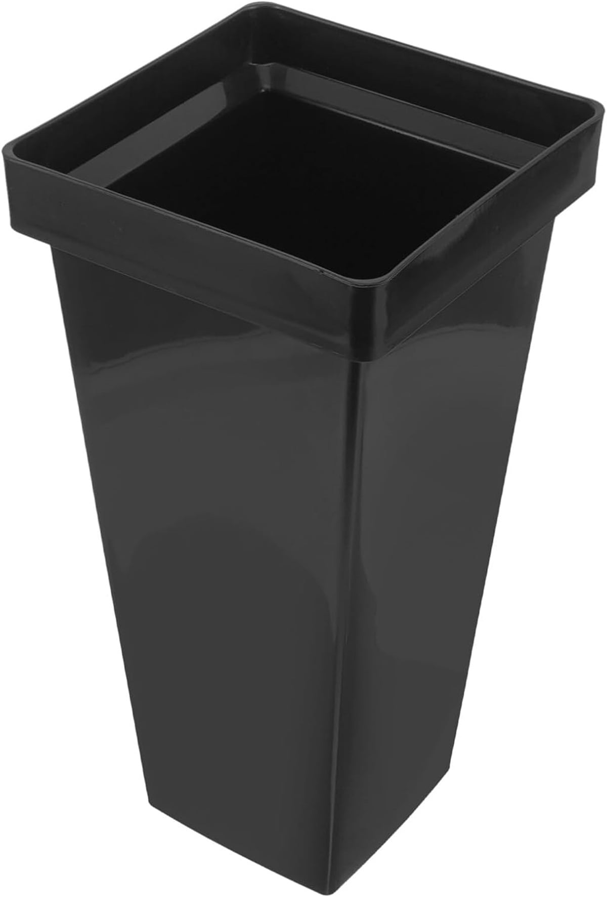 Plastic Tall Floral Buckets-14.20*7.50*7.50 Inch, Square Vases (Black ...