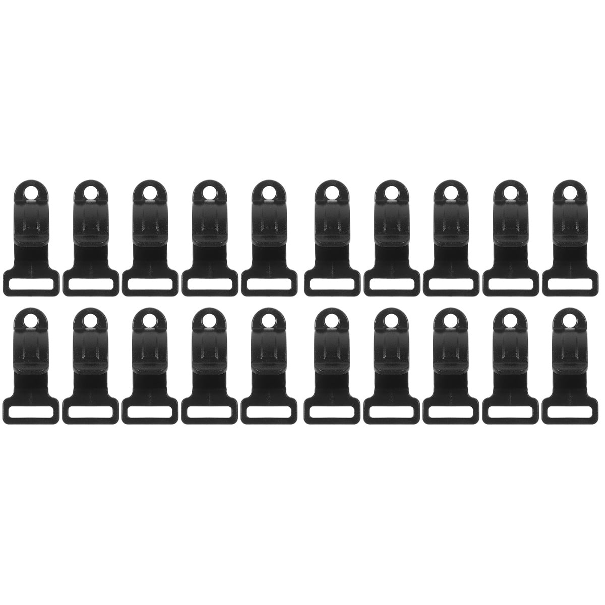 Plastic Tent Hooks 20 Pcs Pole Clip High Strength Bracket Rod Coat ...