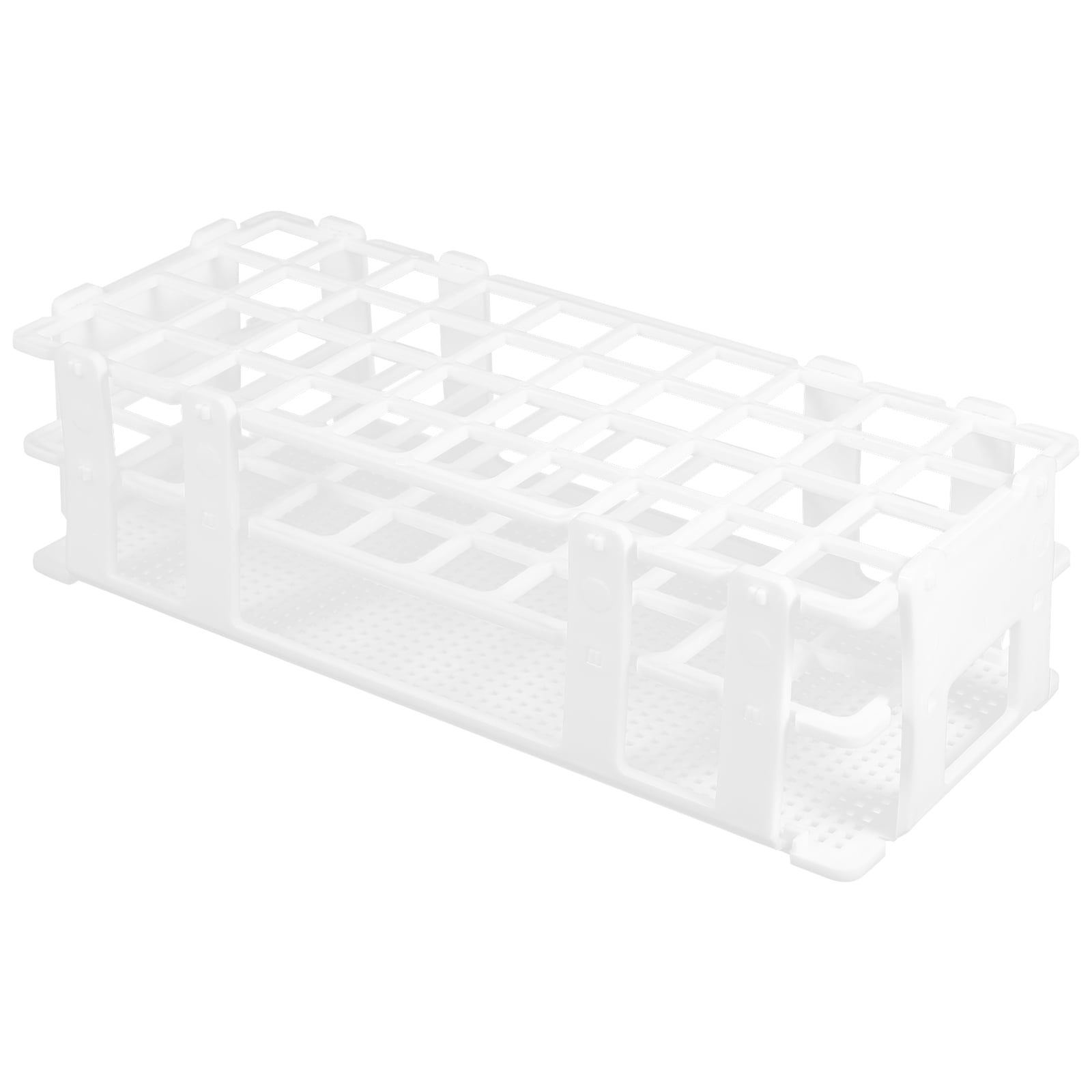 Plastic Test Tube Holder Display Rack Centrifuge Shelf White Pp ...
