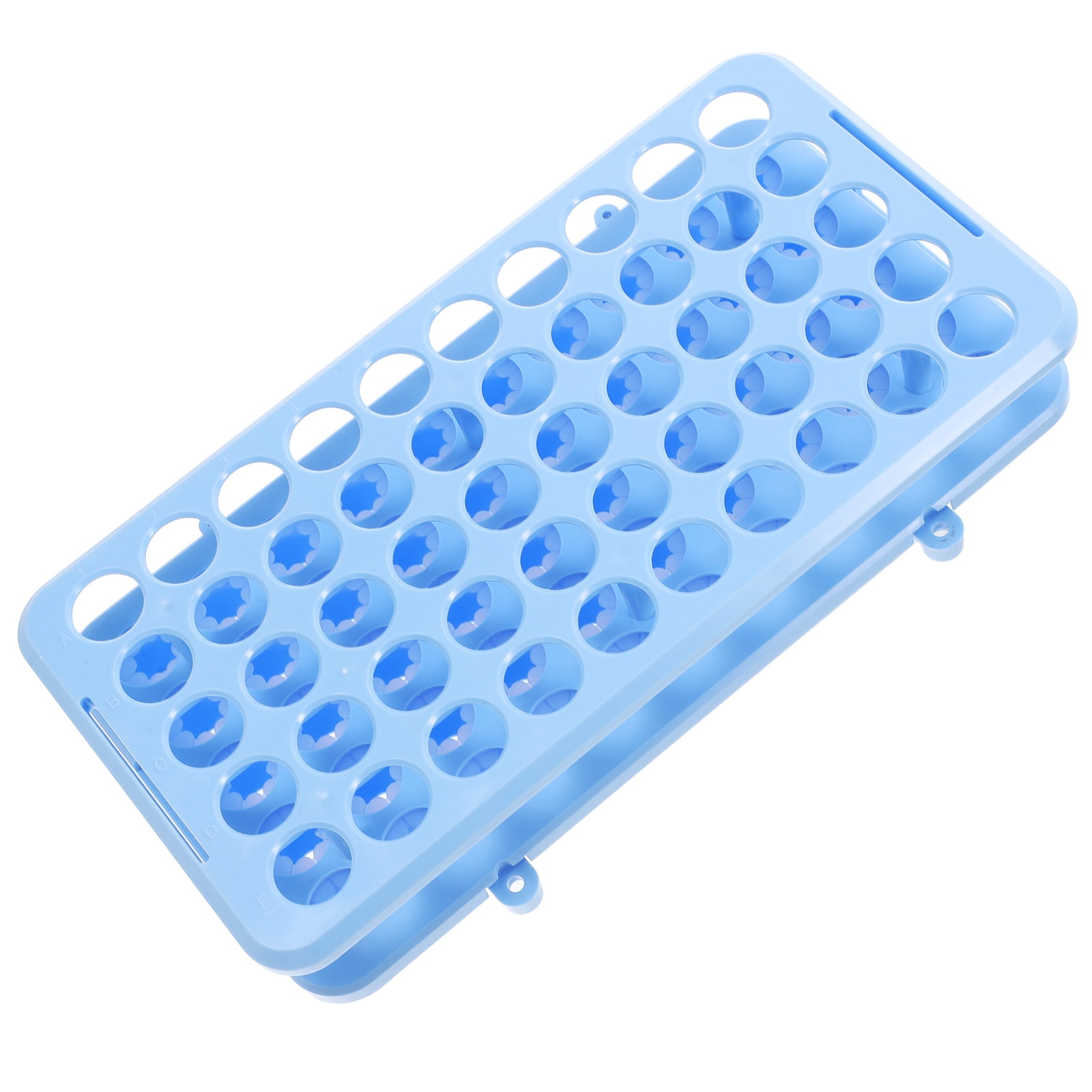 Plastic Test Tube Rack 50 Holes Lab Test Tube Rack Detachable Tube Rack ...