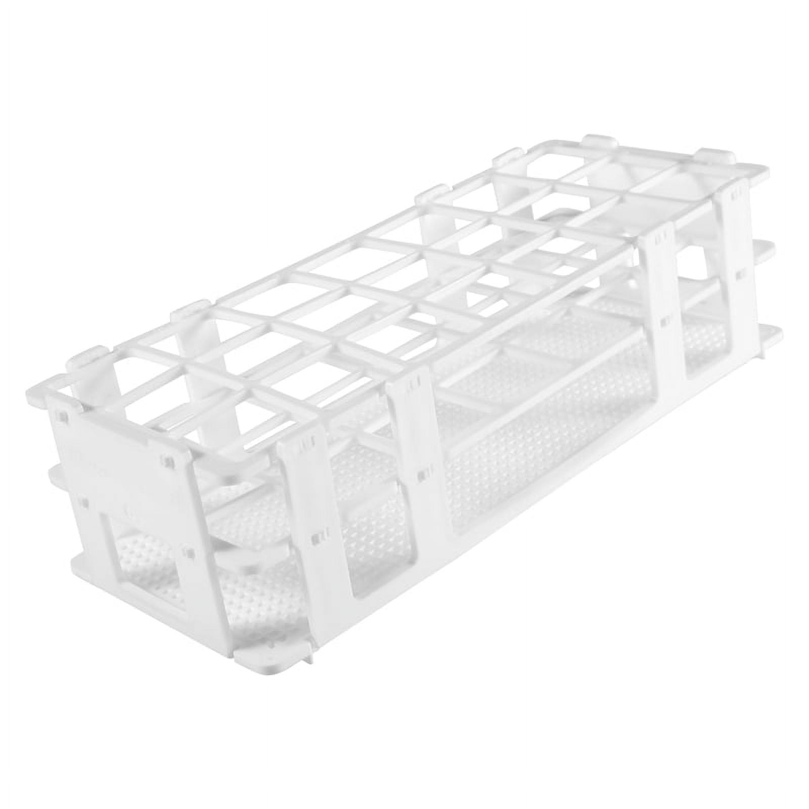 Plastic Test Tube Rack for 30mm Tube, 21 Well, White,Detachable (21 ...