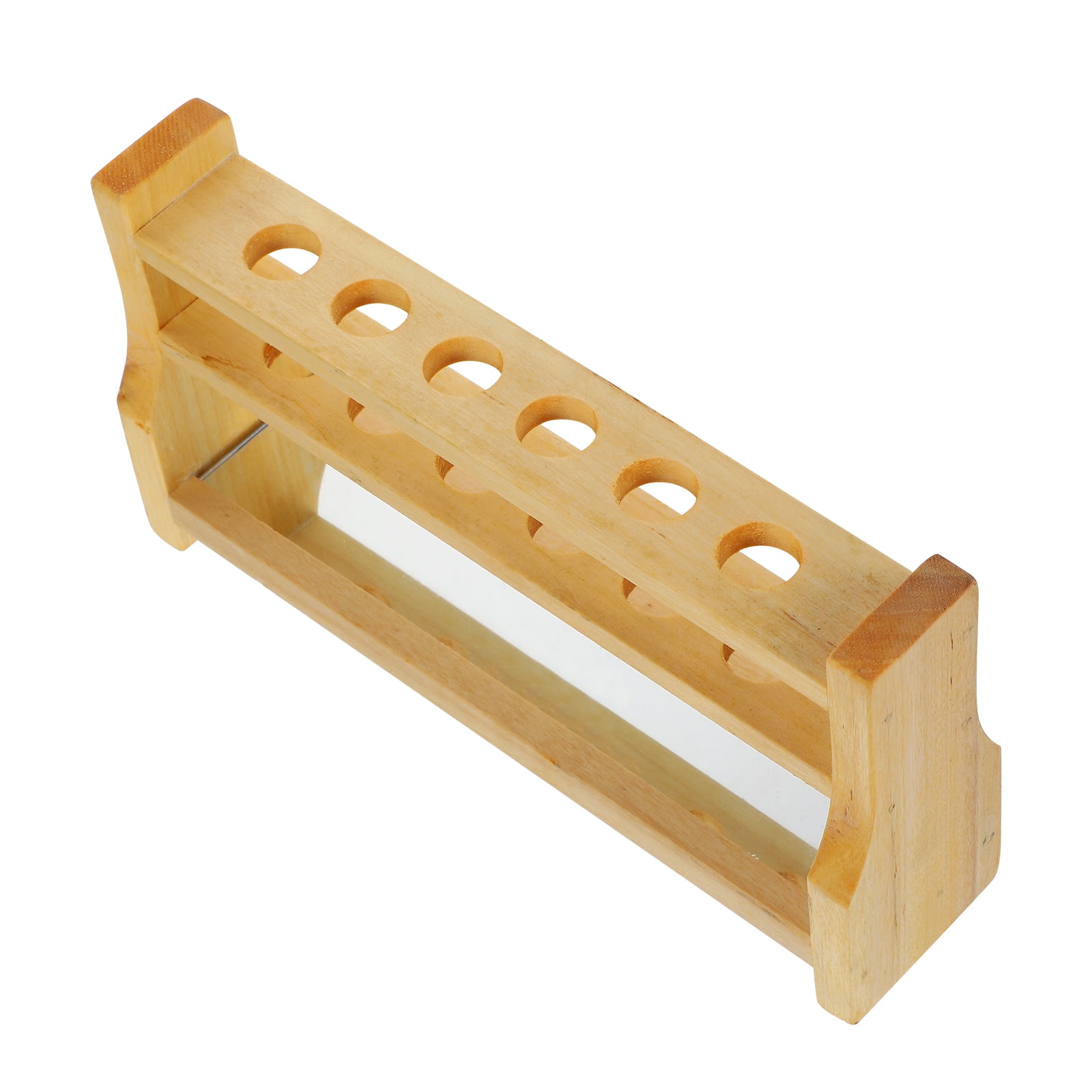 1pc Wooden Test Tube Rack Professional Tube Holder Tube Storage Rack ...