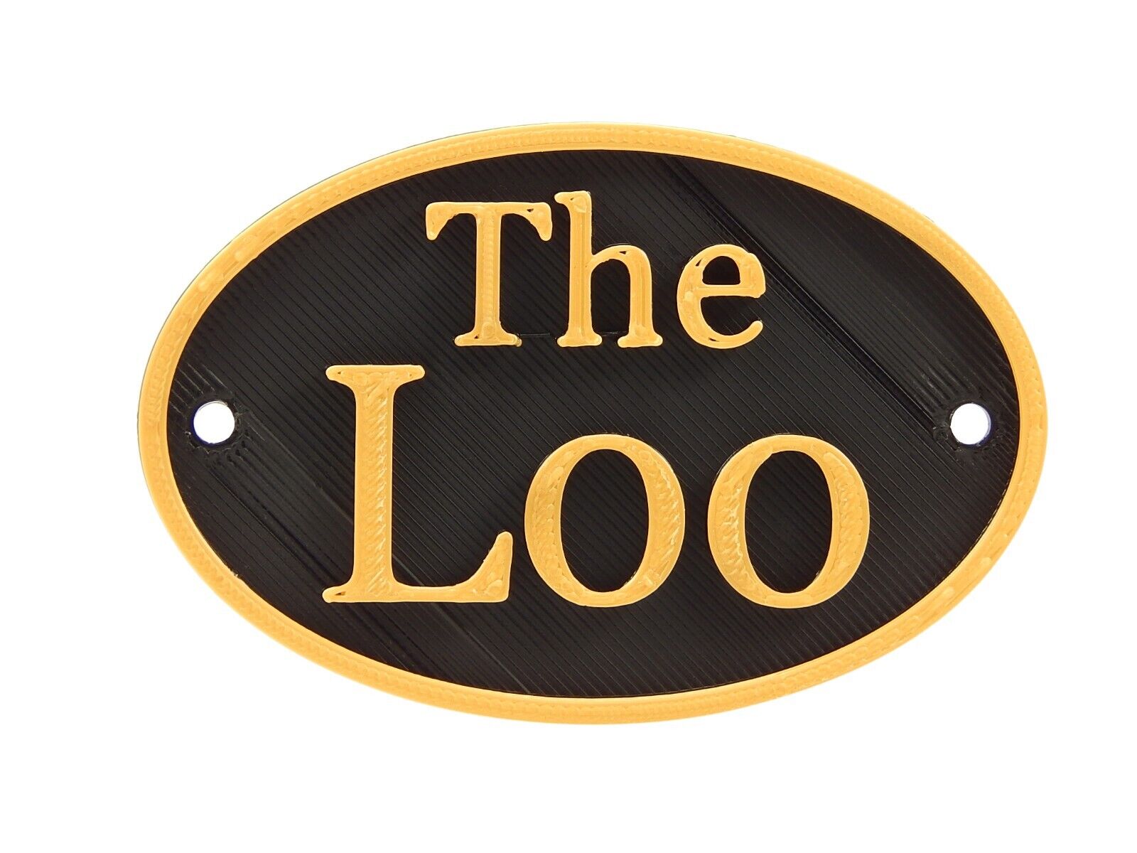 Plastic The Loo Rustic Toilet Door Sign Bathroom Restroom Plaque London ...