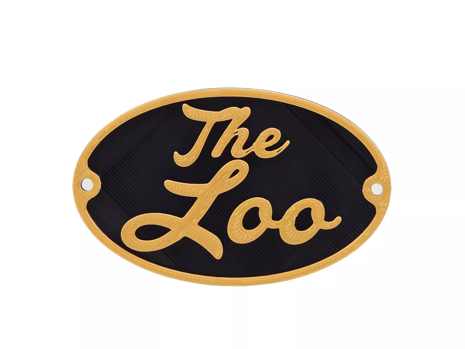 Plastic The Loo Rustic Toilet Door Sign Bathroom Restroom Plaque London ...